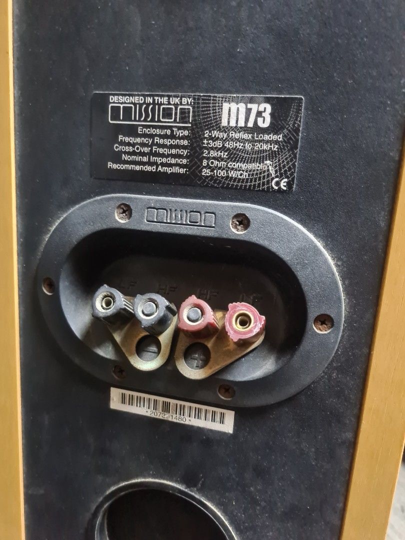 Mission M73 Floorstanding Speakers 8 ohm, Audio, Soundbars, Speakers & Amplifiers on Carousell