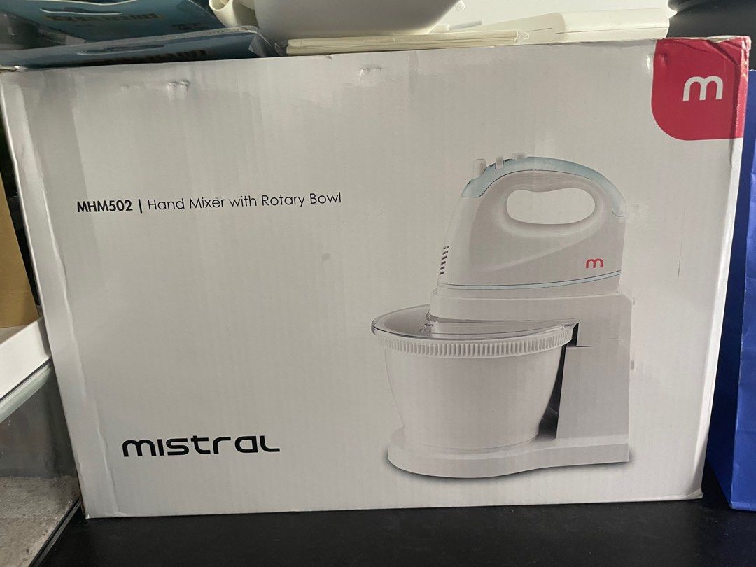 Mistral Hand Mixer with Rotary Bowl, TV & Home Appliances, Kitchen ...