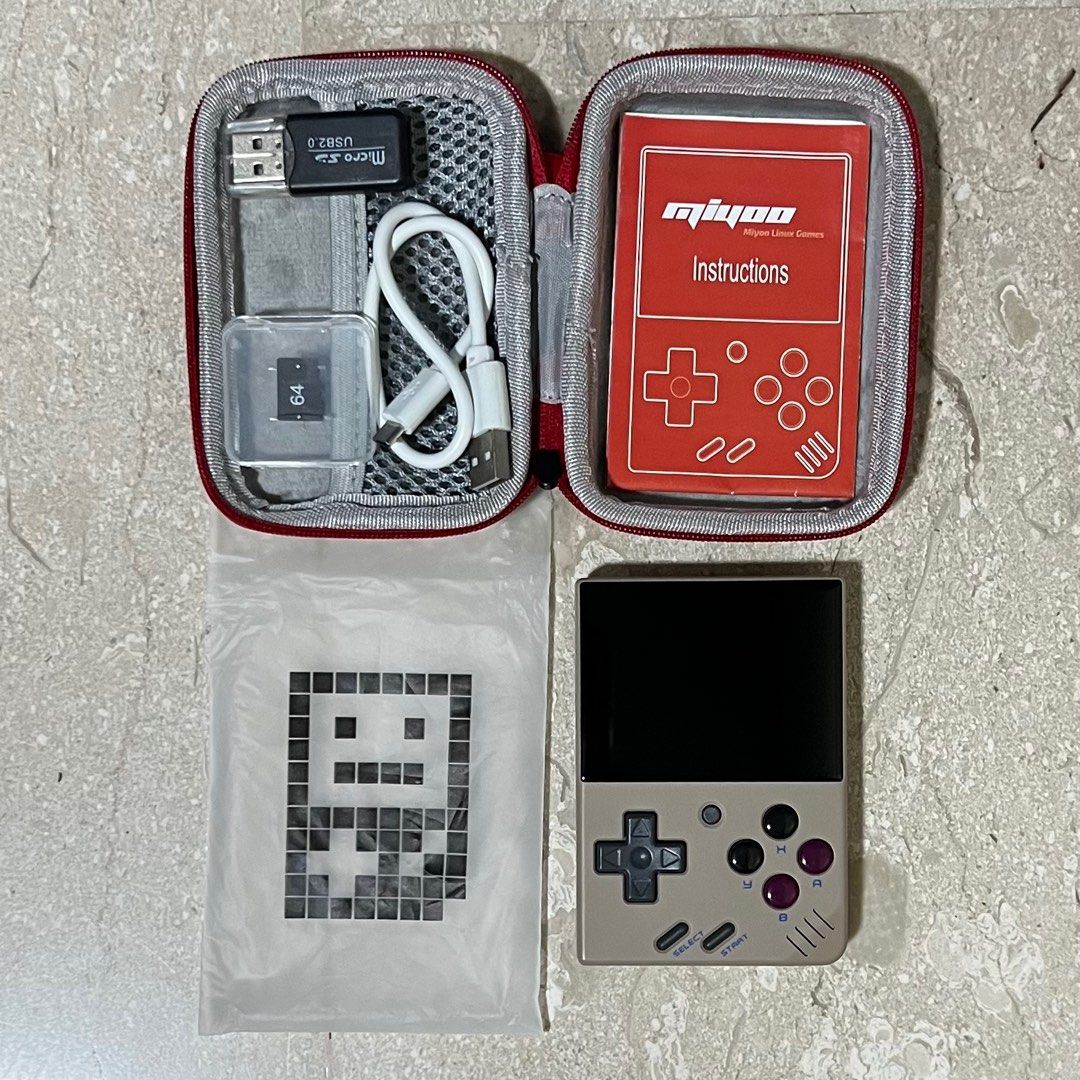 Miyoo Mini V2 Retro Grey, Video Gaming, Video Game Consoles, Others on ...