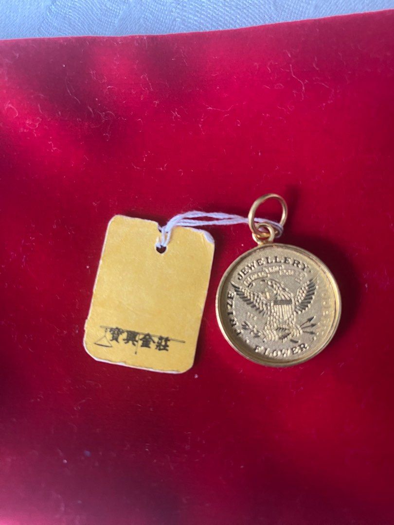 Modern Flower Prize Jewellery Medallion Gold coin, Hobbies & Toys ...