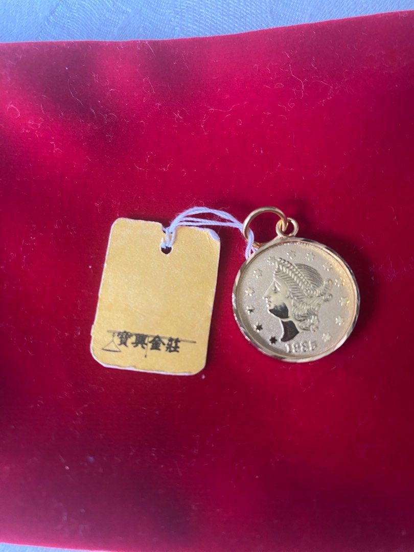 Modern Flower Prize Jewellery Medallion Gold coin, Hobbies & Toys ...