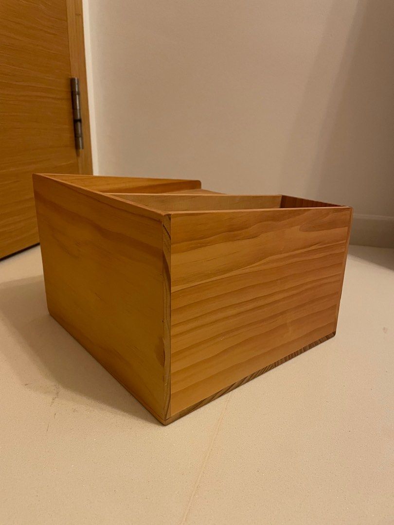 Multifunction desktop wooden storage box with drawers, Furniture & Home ...