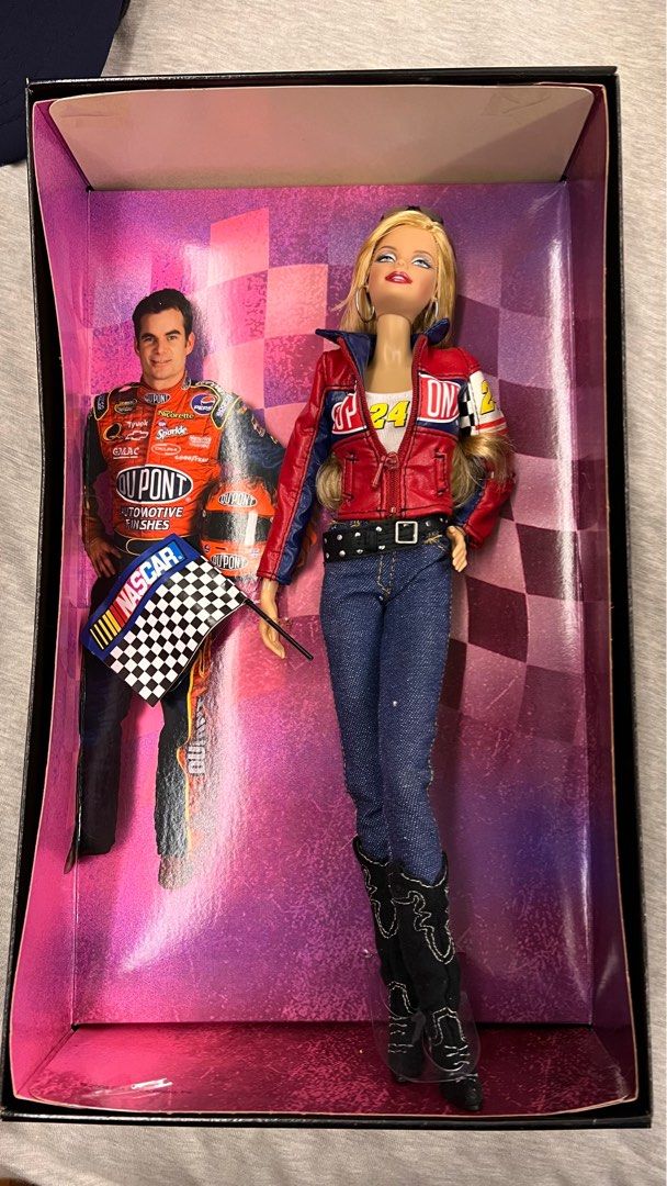 Nascar Barbie, Hobbies & Toys, Toys & Games on Carousell