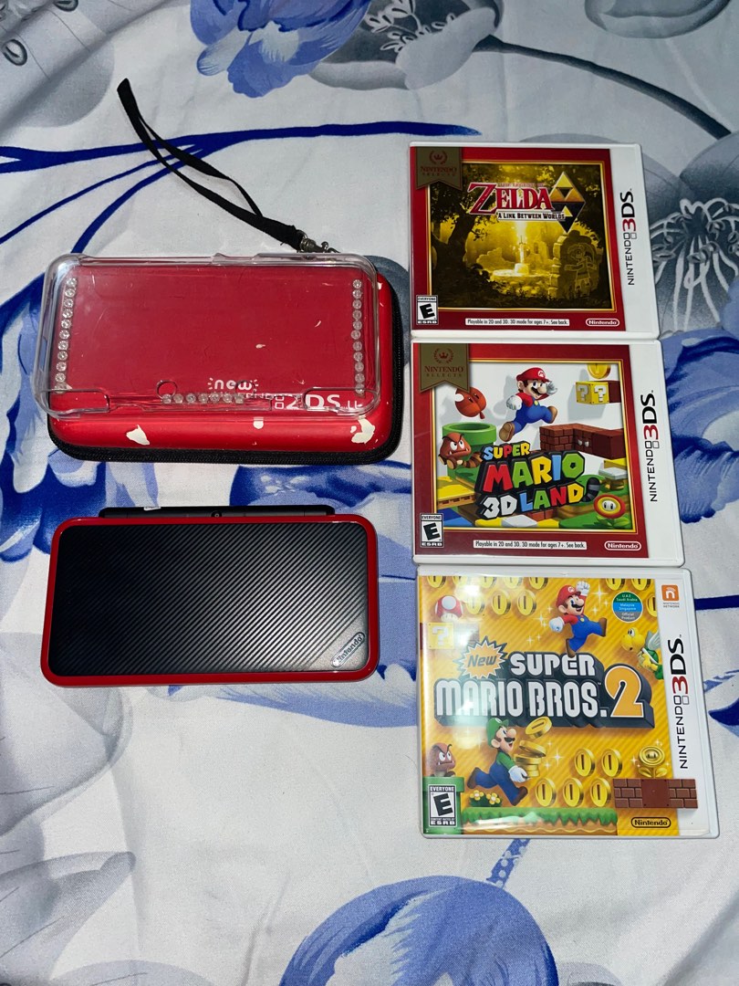 New Nintendo 2DS XL Mario Kart Ed. Mint Condition, Video Gaming, Video ...
