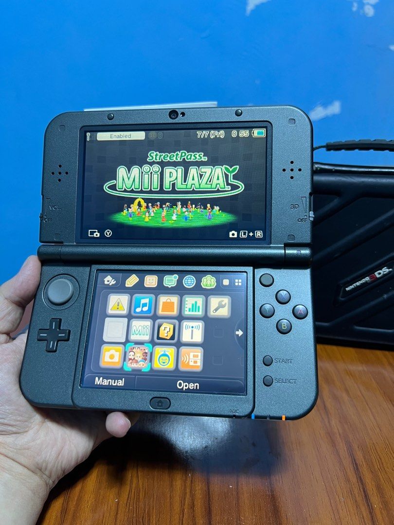 New Nintendo 3DS XL Metallic Black IPS Top Screen (US Version & Non Cfw) on Carousell