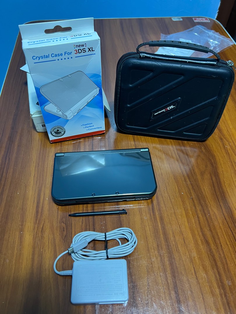 New Nintendo 3DS XL Metallic Black IPS Top Screen (US Version & Non Cfw) on Carousell