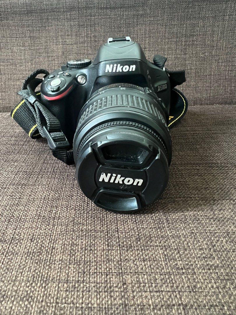 Nikon D5100 camera with lens, Photography, Cameras on Carousell