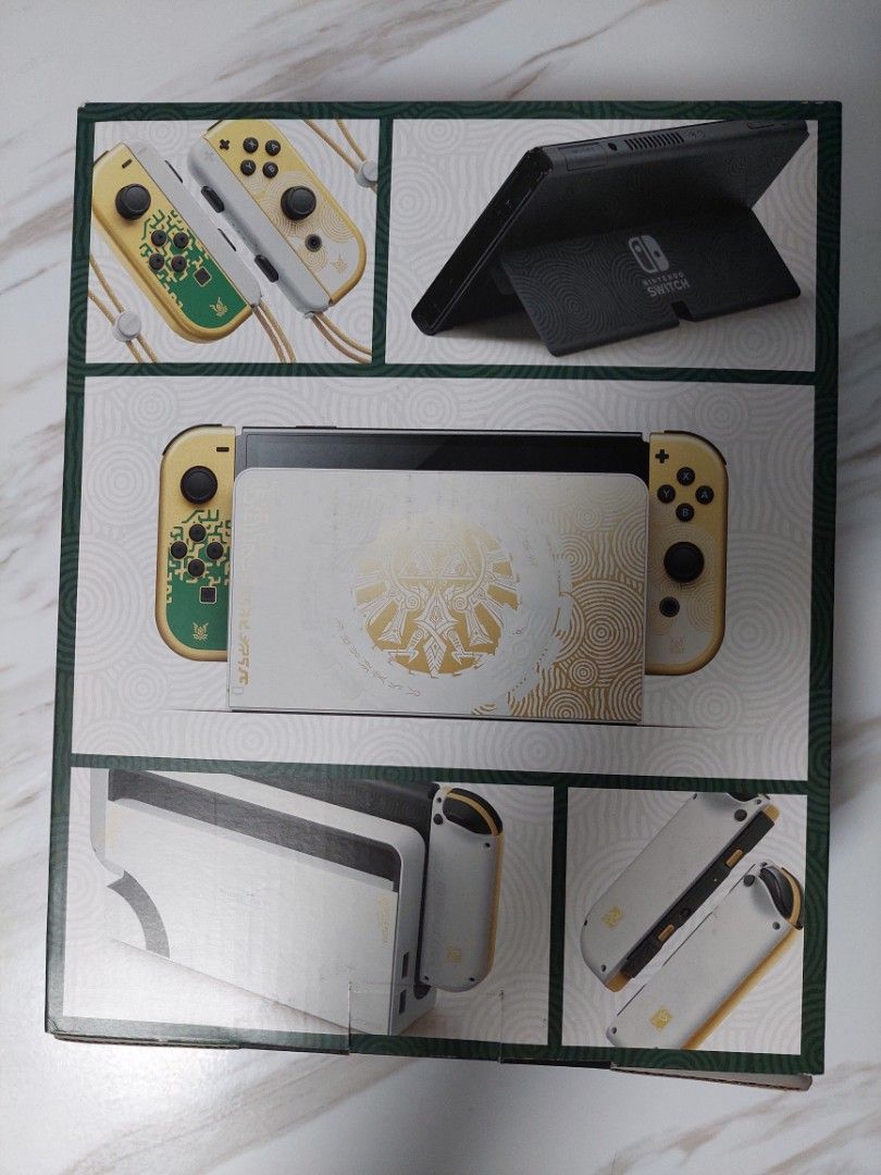 Nintendo Switch OLED Model : The Legend of Zelda Edition, Video Gaming ...