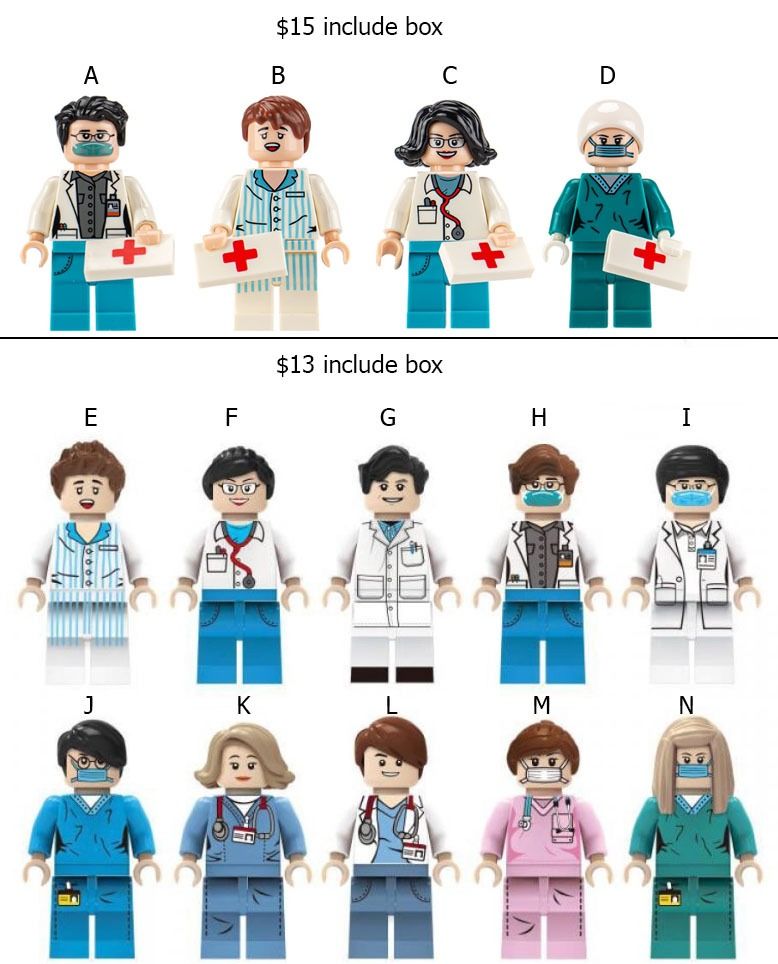 Nurses, Doctor Minifigure Frame, Nurses Day, Thank you Doctor Frames ...