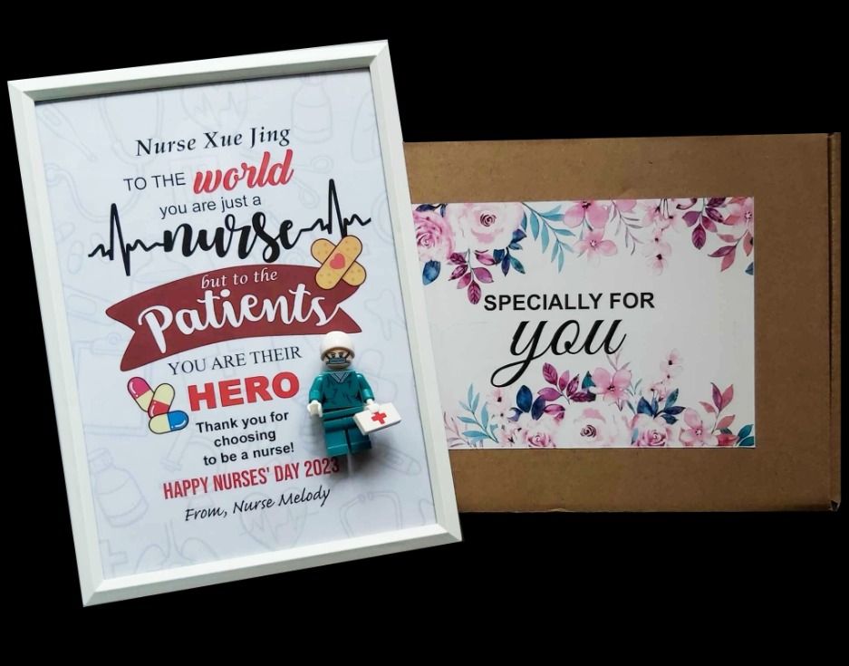 Nurses, Doctor Minifigure Frame, Nurses Day, Thank you Doctor Frames ...