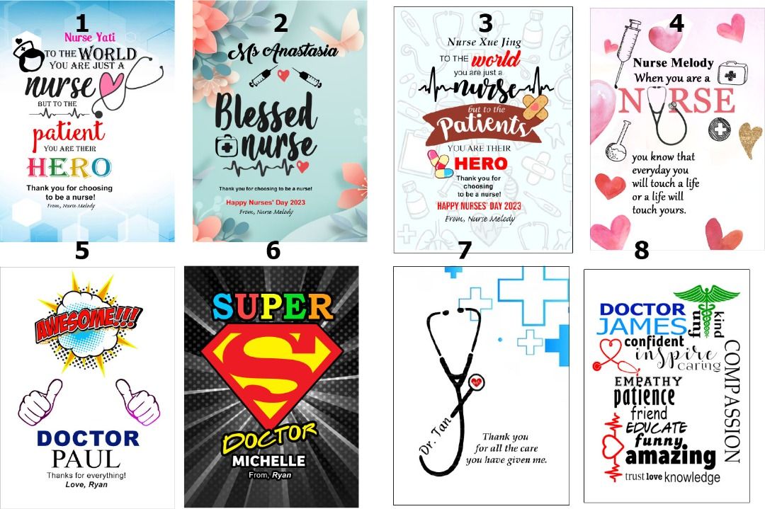 Nurses, Doctor Minifigure Frame, Nurses Day, Thank you Doctor Frames ...