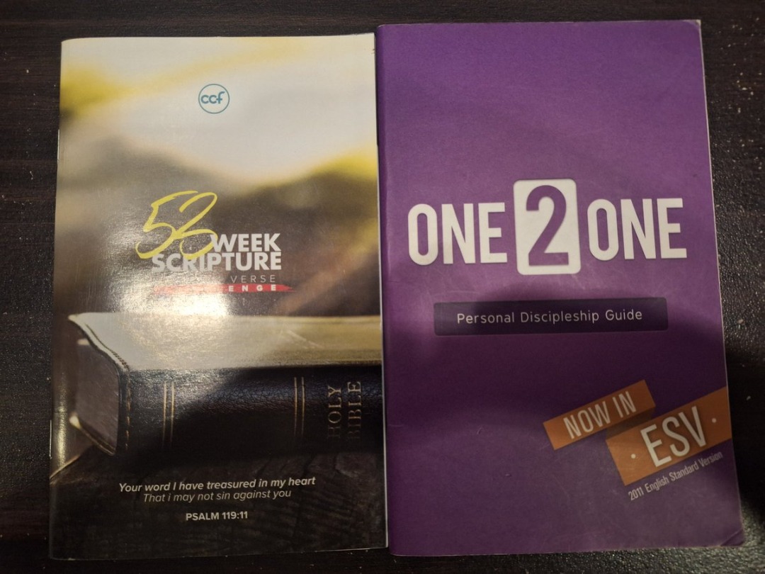 One2One Personal Discipleship Guide (ESV) and 52 Week Scripture Memory ...