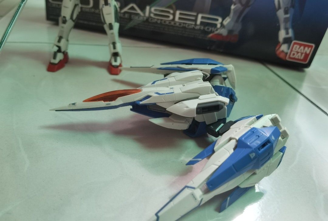 Original Bandai RG Gundam OO RAISER Celestial Being Mobile Suit GN-0000 ...