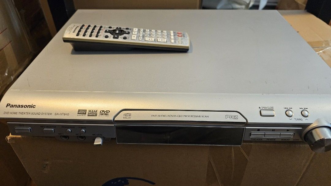 Panasonic DVD機 Home Theater Sound System SA-HT840, 音響器材, Soundbar、揚聲器 ...