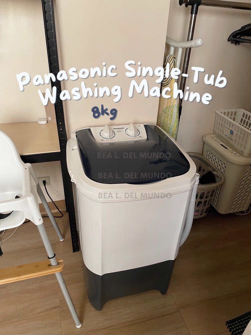 Panasonic Single-Tub Washing Machine 8kg, TV & Home Appliances, Washing ...
