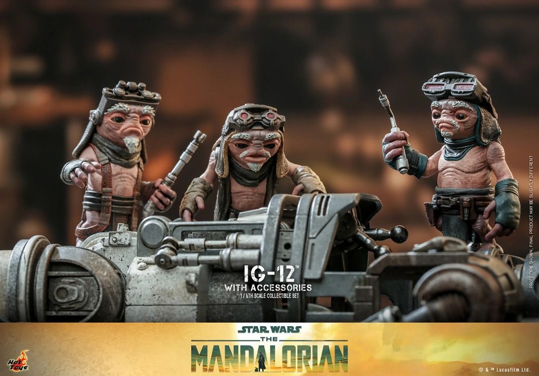 [Part Out] Hot Toys - STAR WARS : The Mandalorian IG-12 Accessories ...