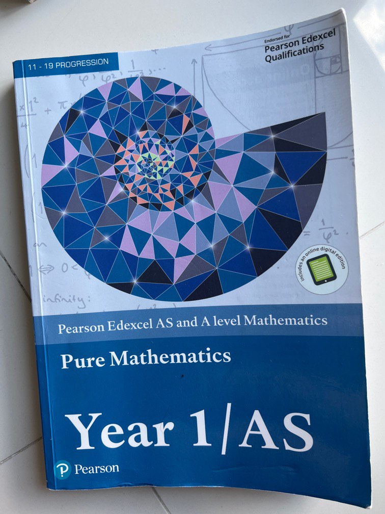 Pearson Edexcel AS and Level Mathematics, 興趣及遊戲, 書本 & 文具, 教科書 - Carousell