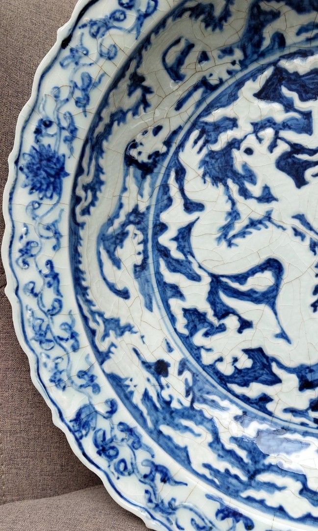 Piring kuno yuan dynasty, Antik, Pajangan di Carousell