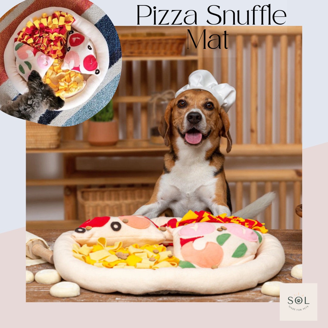 Pizza Snuffle Mat | Plush toy, Pet Supplies, Homes & Other Pet ...