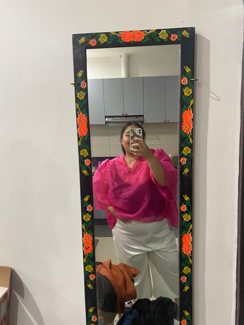 Plus size Modern Filipiniana, Women's Fashion, Tops, Blouses on Carousell