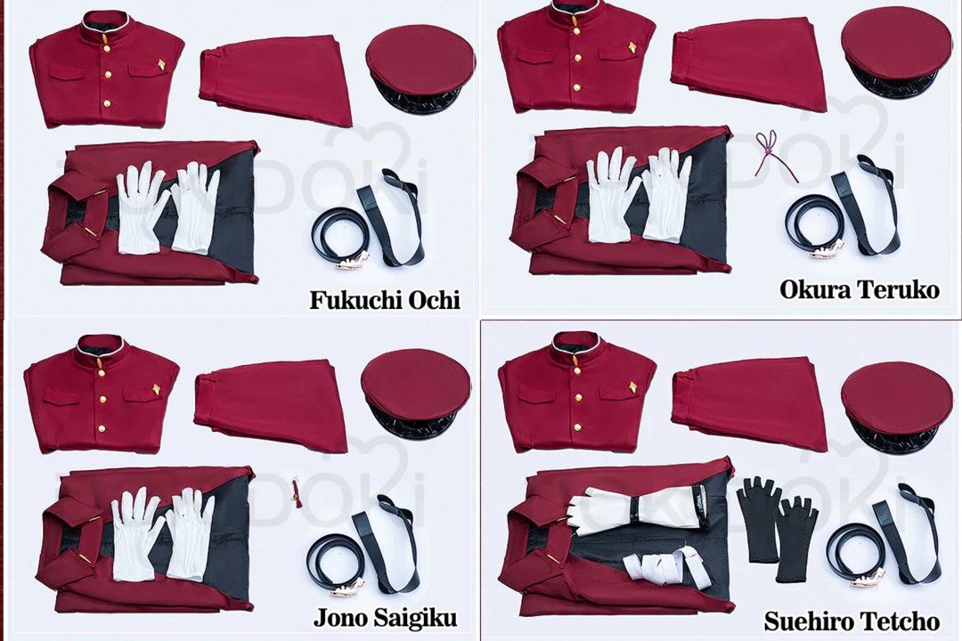 [PO] Bungo Stray Dogs Cosplay Saigiku Jono / Teruko Okura/Fukuchi Ouchi ...