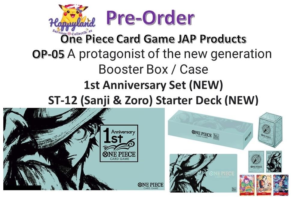 (Confirm Stock) ONE PIECE CARD GAME - OP-05 Protagonist of the New ...