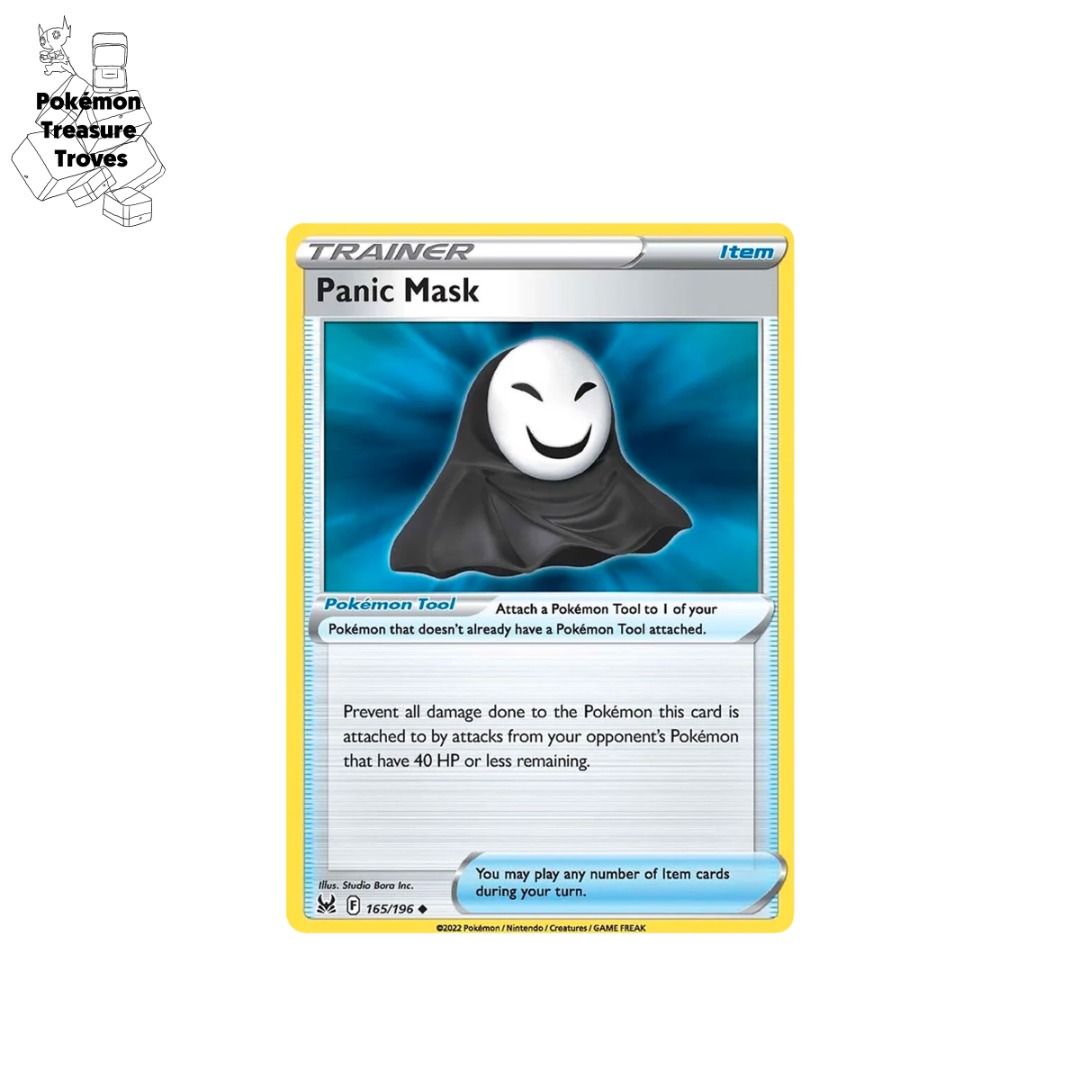 Pokemon Lost Origins Trainer Panic Mask Card, Hobbies & Toys, Toys ...