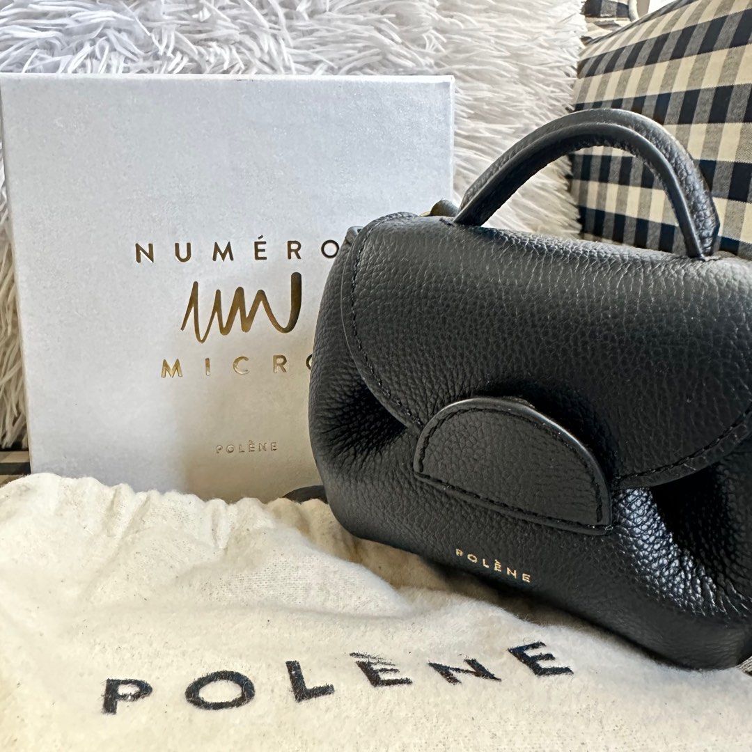 Polene numbero un micro (black), Luxury, Bags & Wallets on Carousell