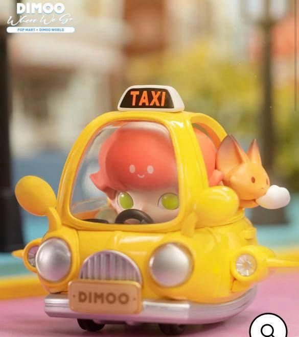 Pop Mart Dimoo Time Roaming Series - Speedy Taxi, Hobbies & Toys, Toys ...