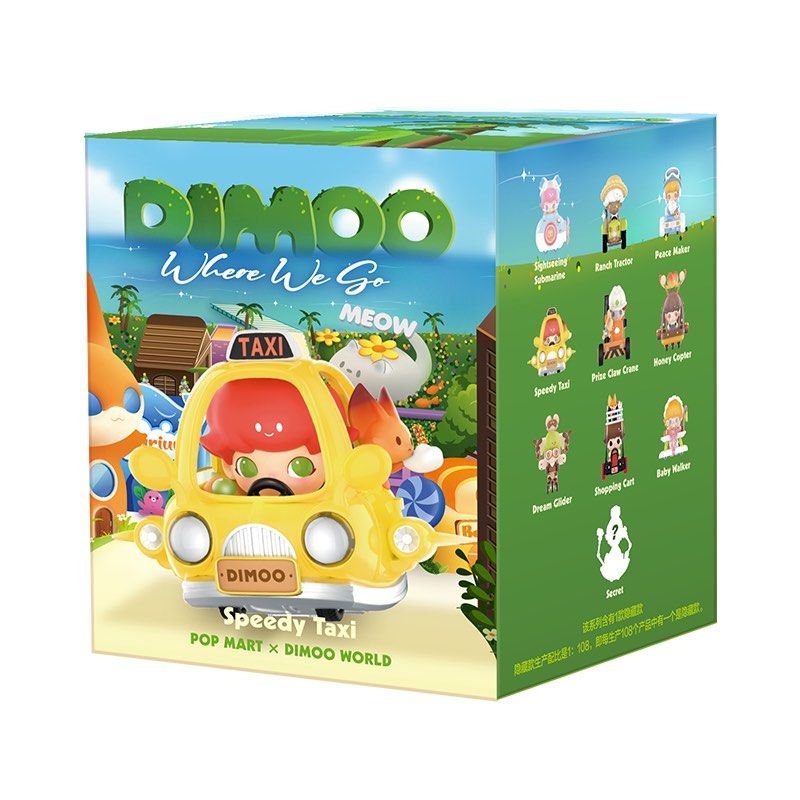 Pop Mart Dimoo Time Roaming Series - Speedy Taxi, Hobbies & Toys, Toys ...