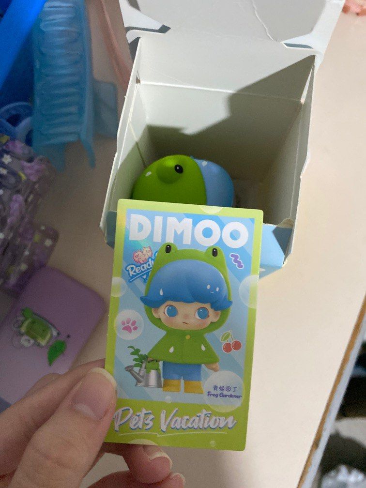 popmart dimoo pets vacation series ( frog gardener ), Hobbies & Toys ...