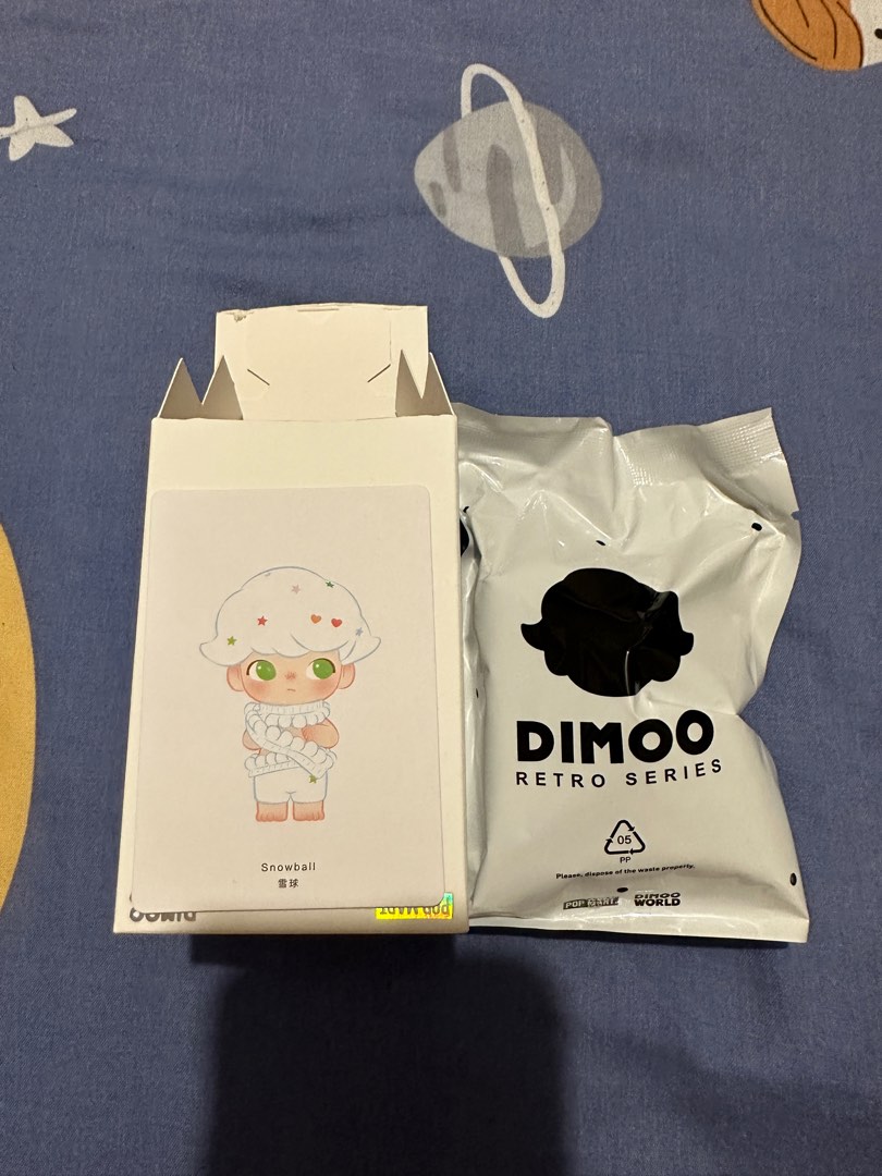 Popmart Dimoo retro series snowball, Hobbies & Toys, Toys & Games on ...