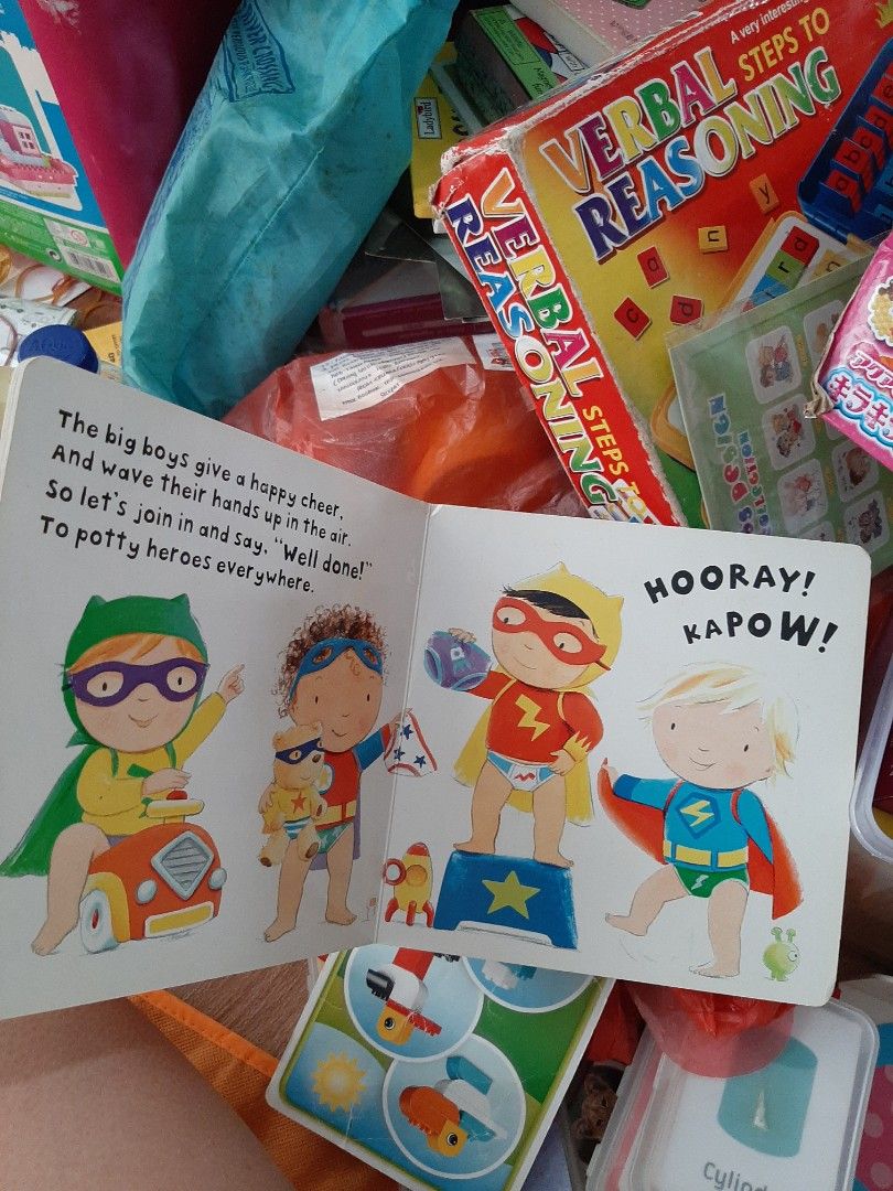 Potty hero, Buku & Alat Tulis, Buku Anak-Anak di Carousell