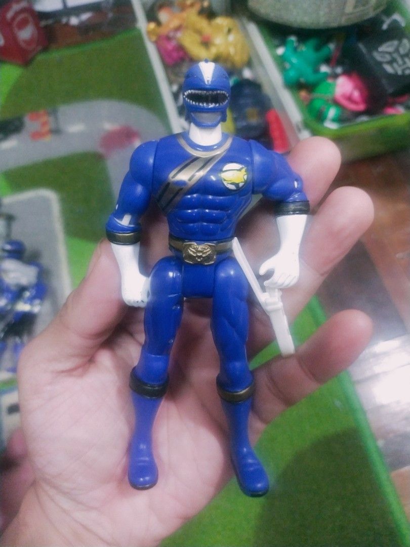 Power Rangers wild force blue shark, Hobbies & Toys, Toys & Games on ...