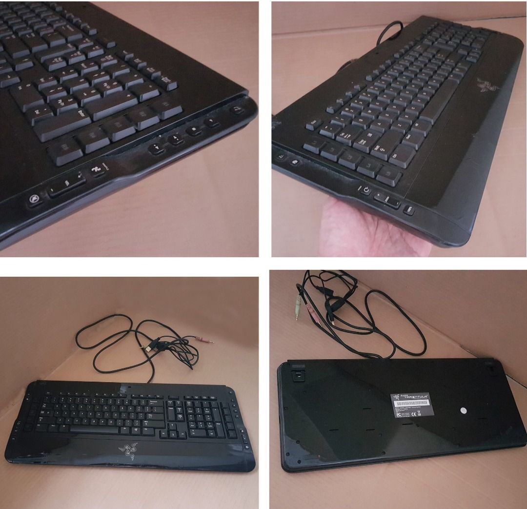 Premium Razer Tarantula Gaming Keyboard, Model RZ03-00070, Sleek, Smart ...