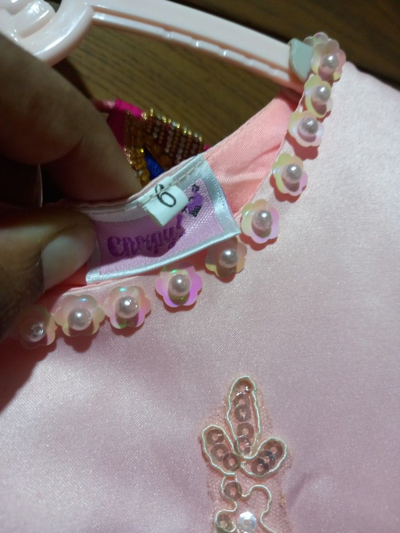 Princess type Pink dress, Babies & Kids, Babies & Kids Fashion on Carousell
