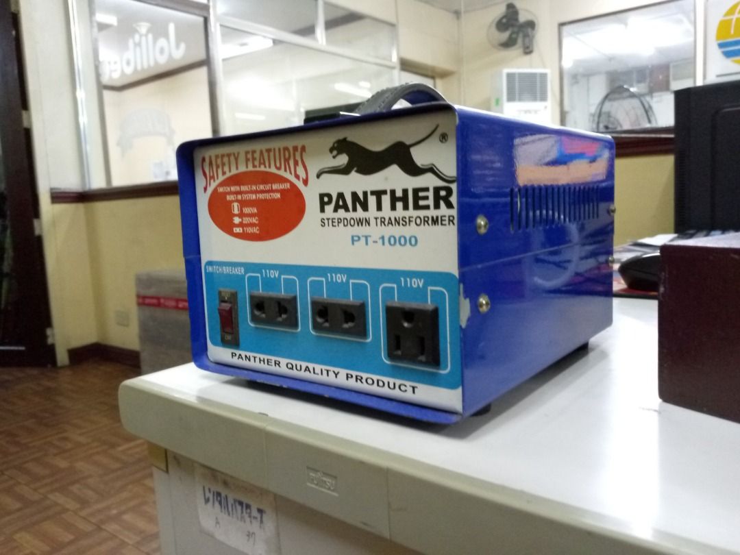 PT 1500W-110V: Panther Step Down Transformer 1500W, Output 110V, TV ...