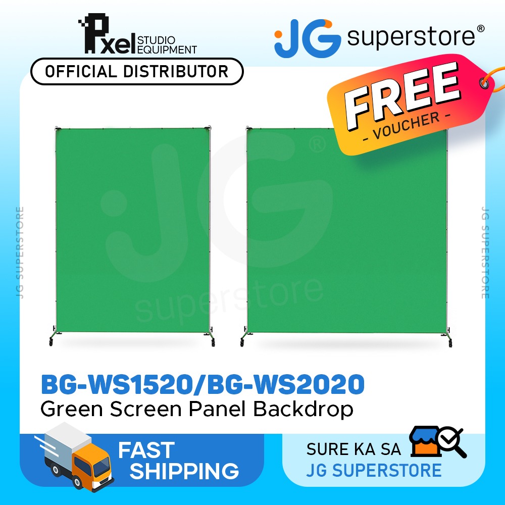 PXEL Collapsible 150x200cm / 200x200cm Chroma Key Green Screen Panel ...