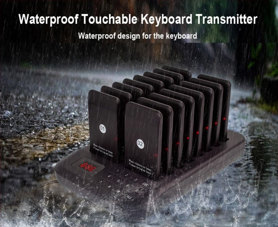 Food Buzzer/Queue Buzzer/Pager/Paging System-Super Long Distance ...