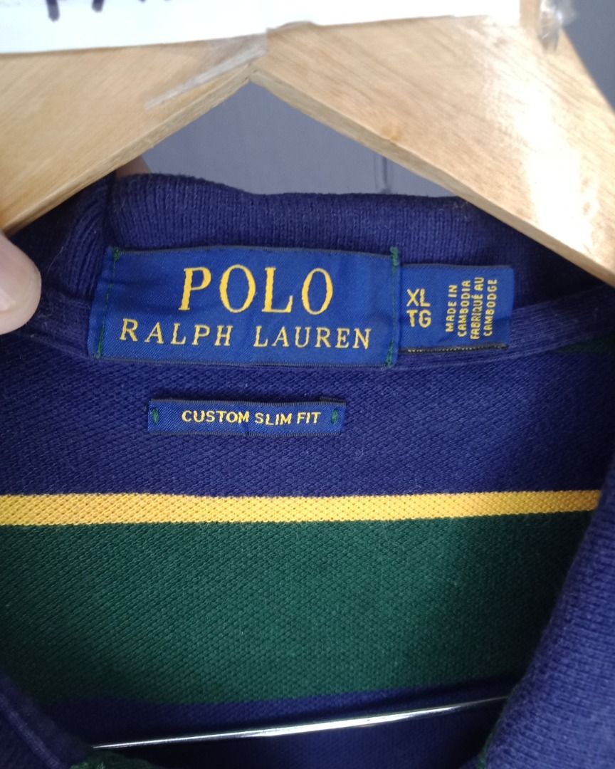 Ralph Lauren polo shirt gold tag rl, Men's Fashion, Tops & Sets ...