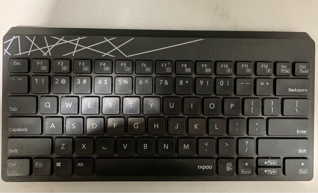 Rapoo Wireless Keyboard Computers And Tech Parts And Accessories Computer Keyboard On Carousell