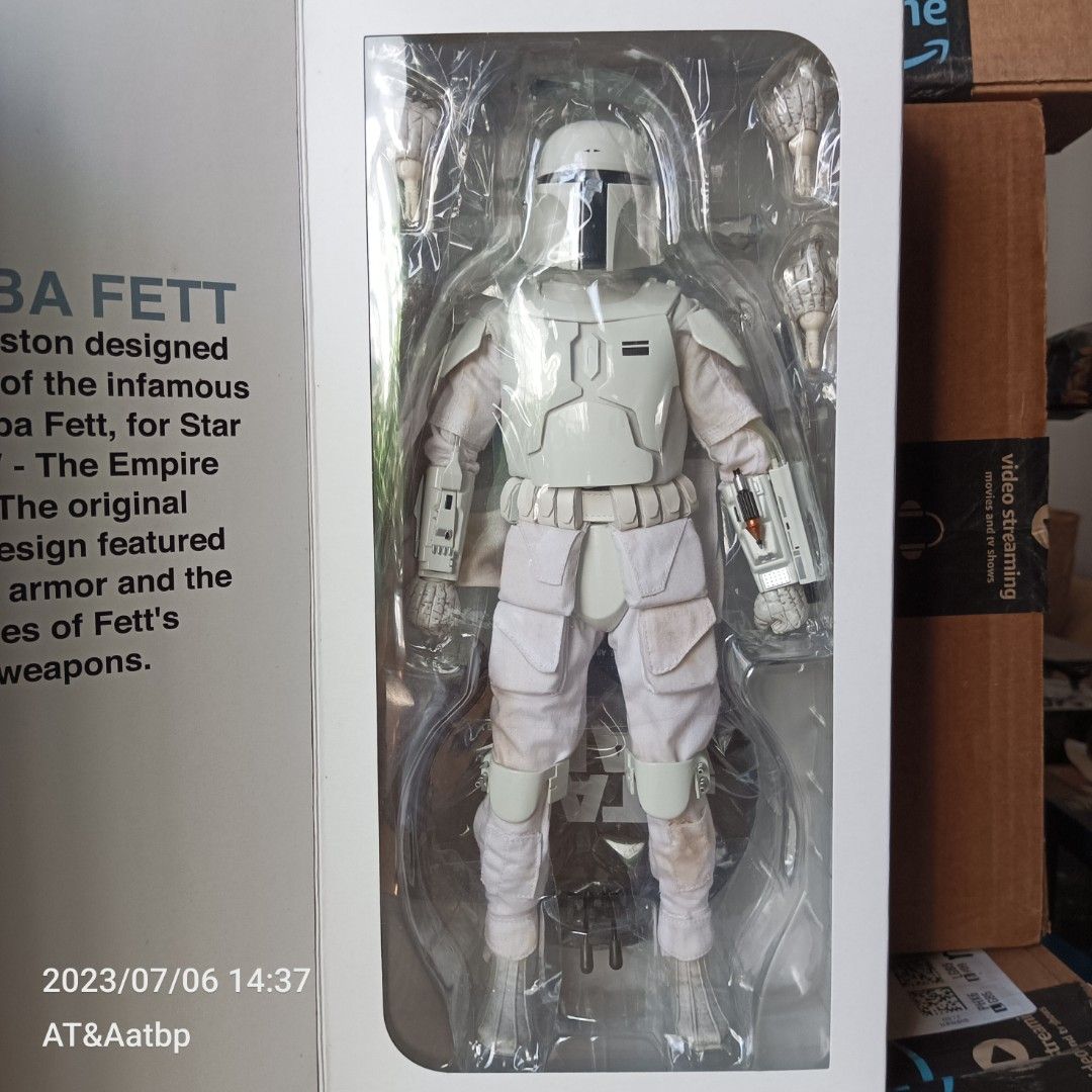 Rare 2013 Sideshow 1/6 scale BOBA FETT PROTOTYPE ARMOR action figure ...
