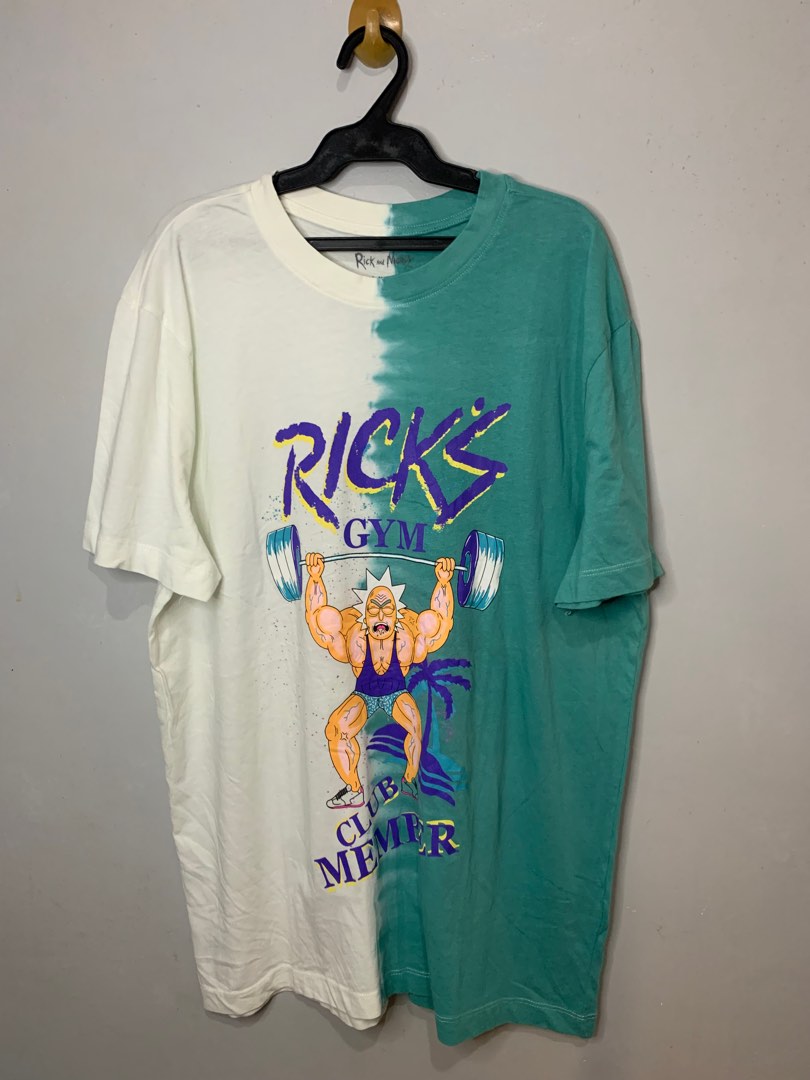 Rick & Morty 2 tone Cotton Shirt, Men's Fashion, Tops & Sets, Tshirts ...