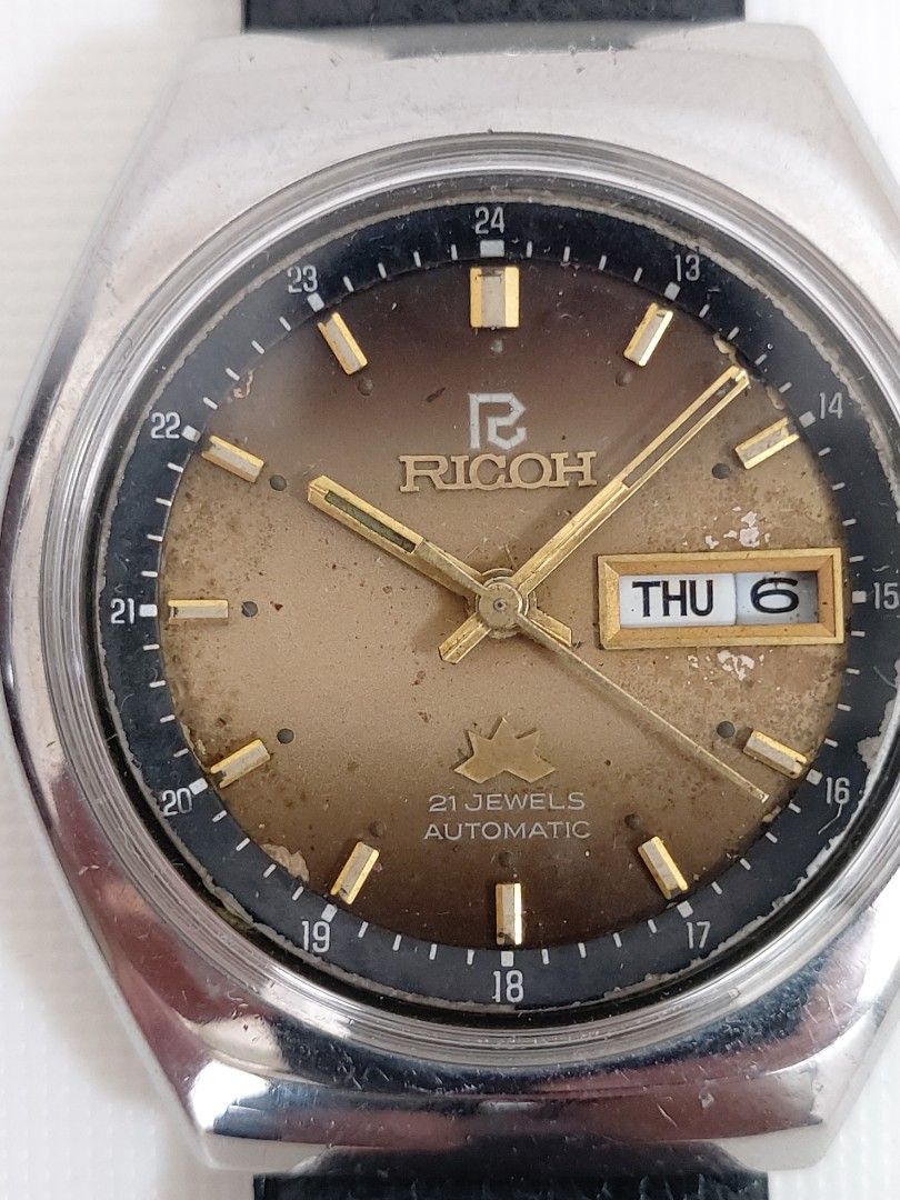 Ricoh automatic watch, Men's Fashion, Watches & Accessories, Watches on ...