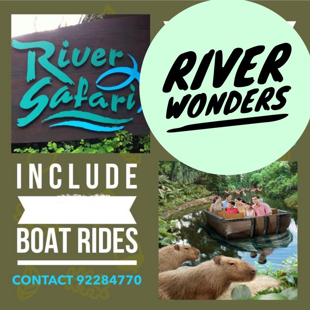 RIVER SAFARI | River wonder | Zoo, Tickets & Vouchers, Local Attractions & Transport on Carousell
