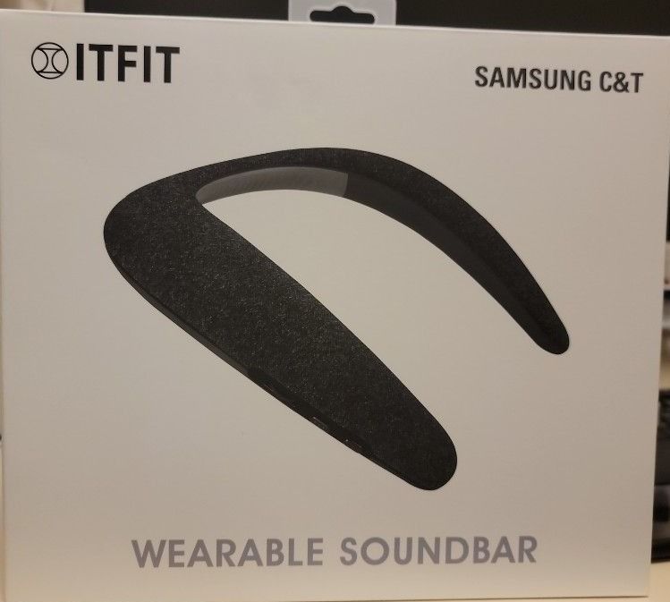 Samsung ITFIT Wearable Soundbar 100%全新未開封香港行貨, 音響器材, 頭戴式/罩耳式耳機 - Carousell