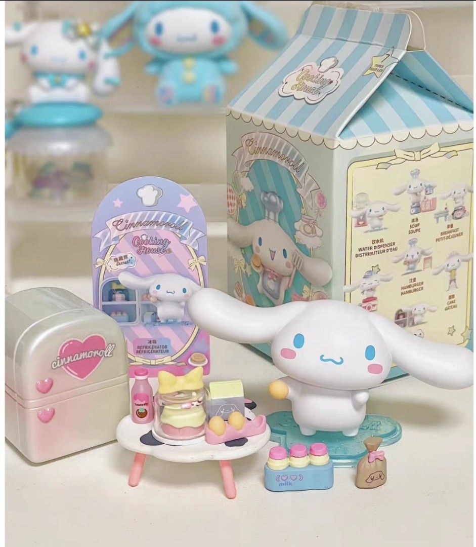 [SANRIO X MINISO] SANRIO CINNAMOROLL COOKING HOUSE SERIES FULL SET AND ...