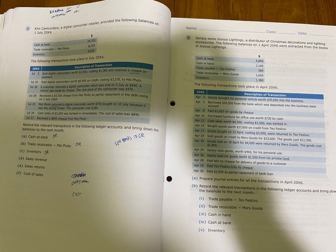 Secondary Principle of Accounts Textbook & Workbook, Hobbies & Toys ...