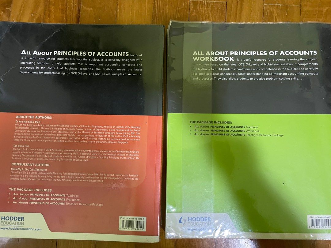 Secondary Principle of Account Textbook & Workbook, Hobbies & Toys ...