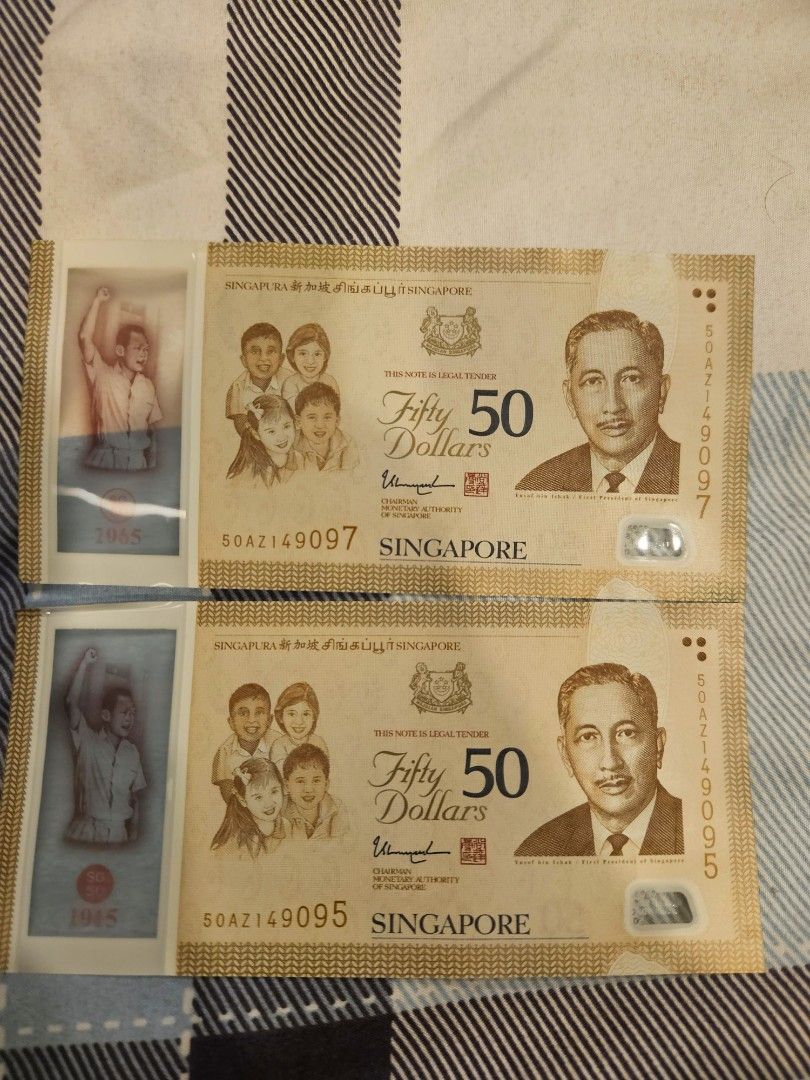 SG50 Commemorative Note, Hobbies & Toys, Memorabilia & Collectibles ...
